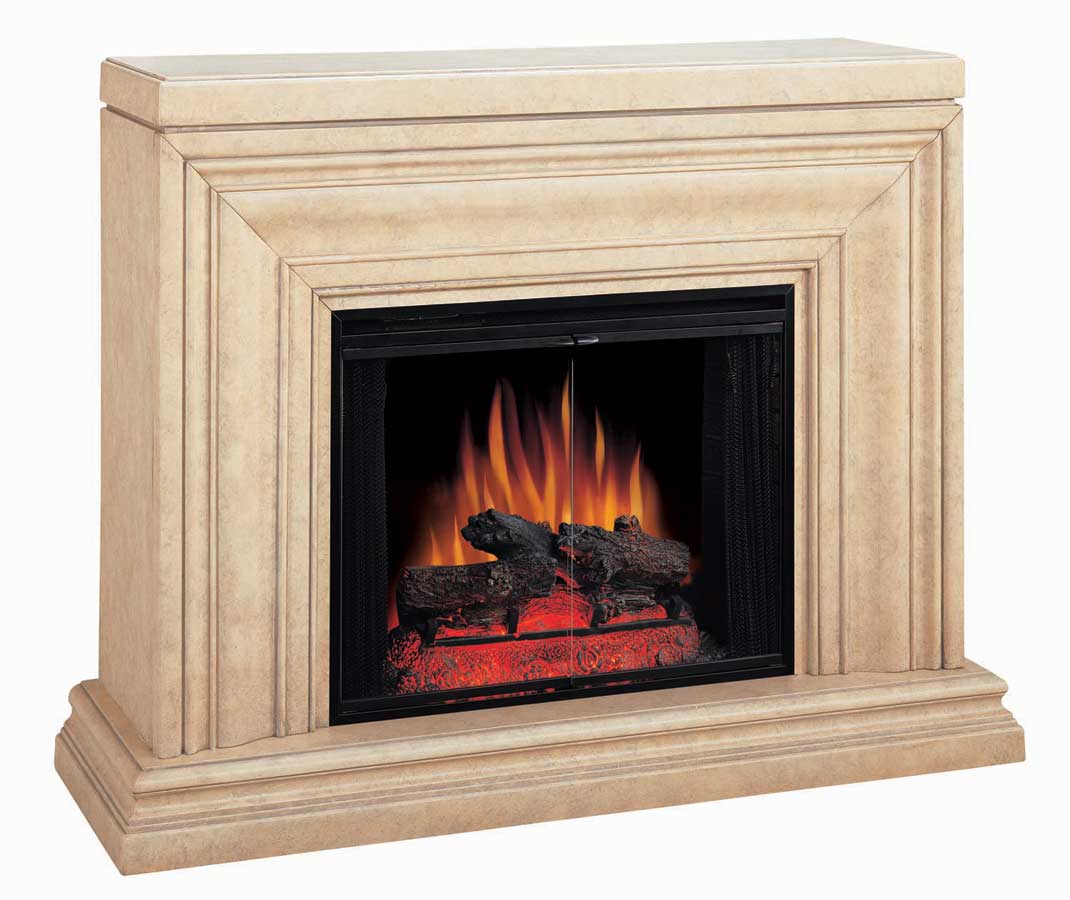 Imperial Faux Stone Electric Fireplace 28 inch -Classic Flame ...