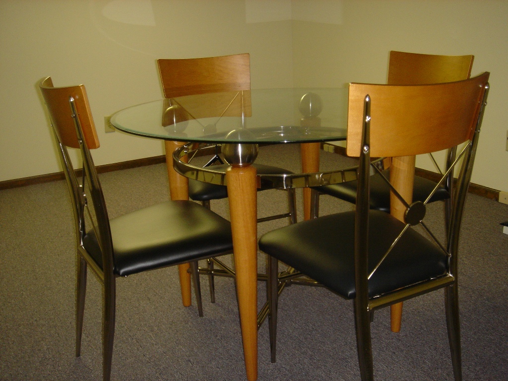 Homelegance Millennium Glass Dining Set D677 at Homelement.com