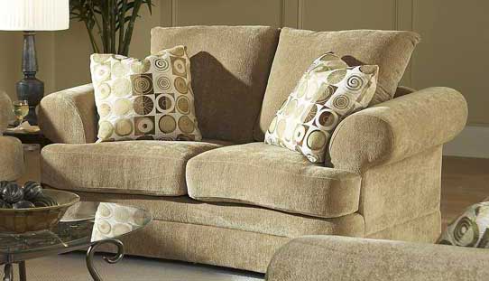 Homelegance Sutton Sofa Collection in Camel Chenille U9839CM at ...
