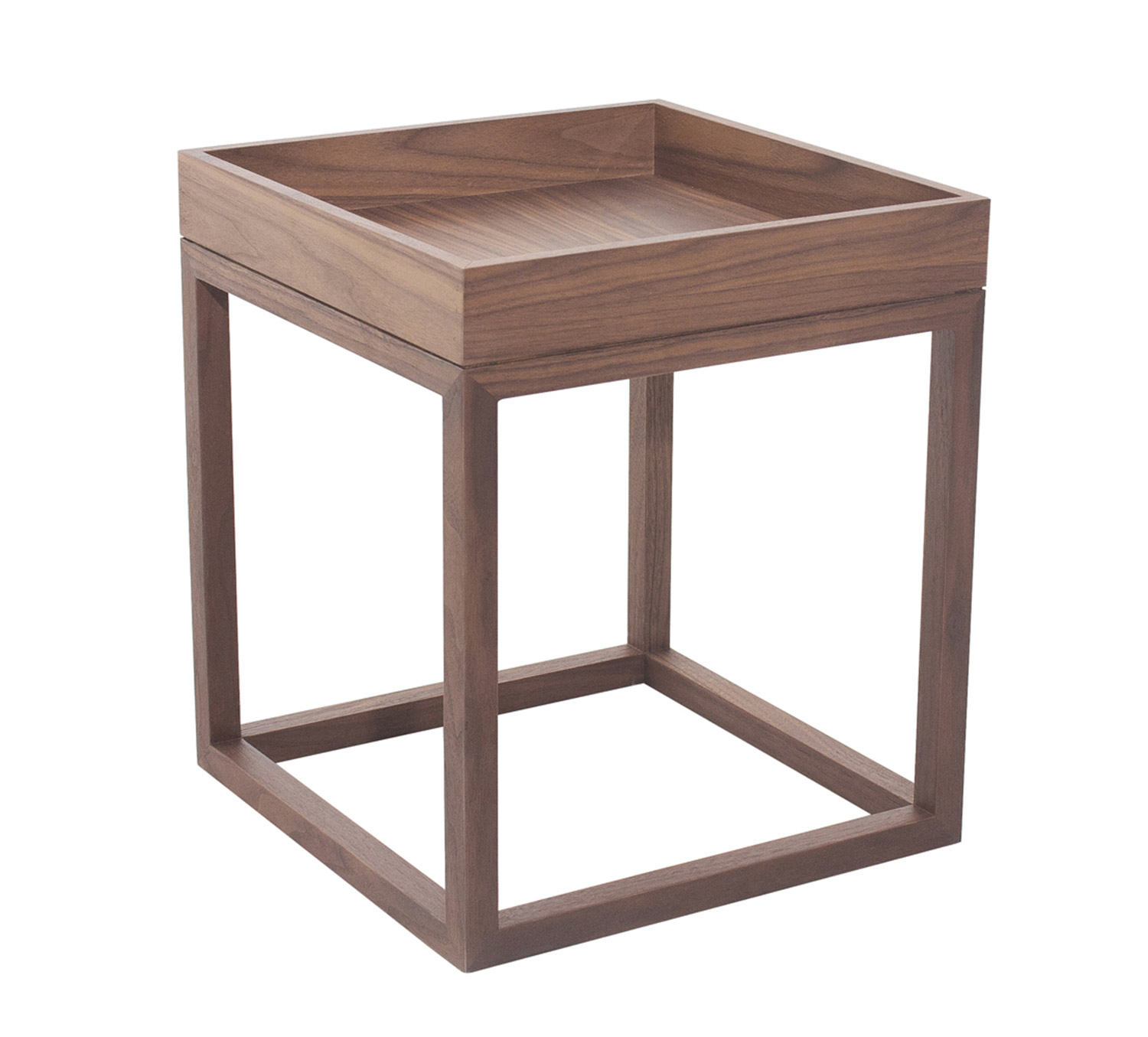 Abbyson Living Charles Square Walnut End Table AB-AD-CT-8005 at ...