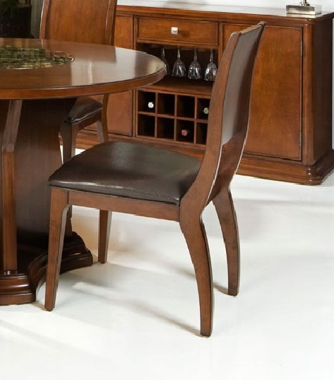 Armen Living Ashton Dining Table Set - Cherry AL-LCASDIRN51-SET at ...
