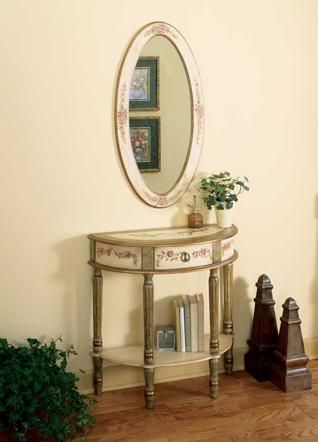 Butler Green Hand Painted Demilune Console Table BT-667052 at ...