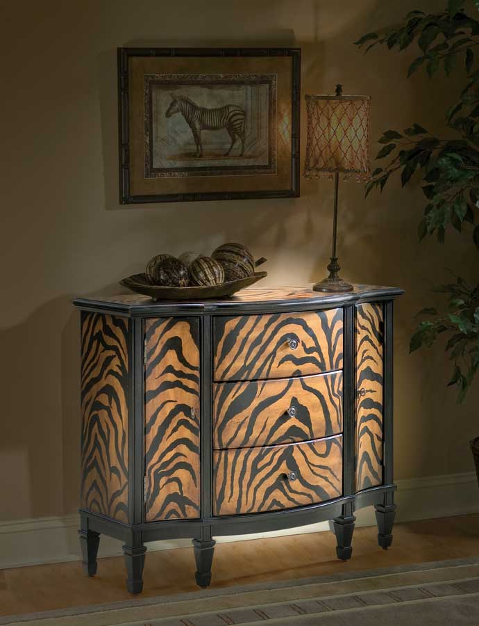 Butler 0674128 Tiger Stripe Console Cabinet BT-0674128 at Homelement.com