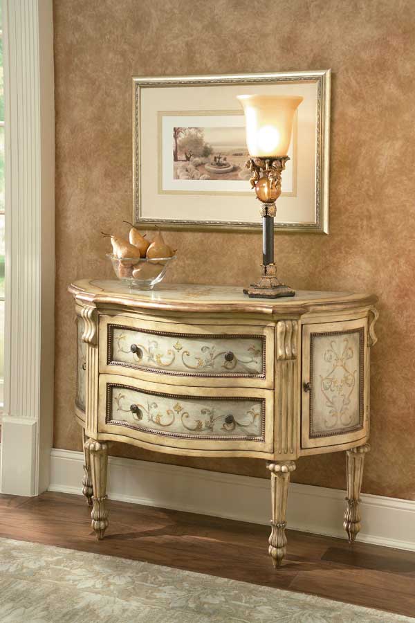 Butler Tuscan Cream Hand Painted Console BT-838041 at Homelement.com
