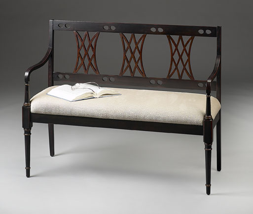 Butler Cafe Noir Bench BT-965104 at Homelement.com