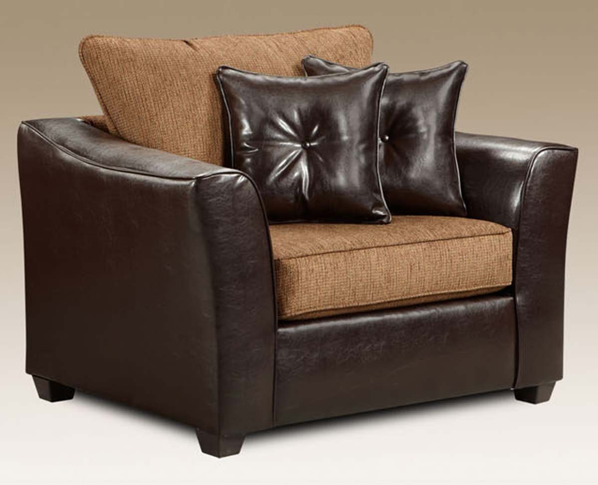 Chelsea Home Warren Sofa Set - Radar Mocha - Chelsea CHF-4500-SET at ...
