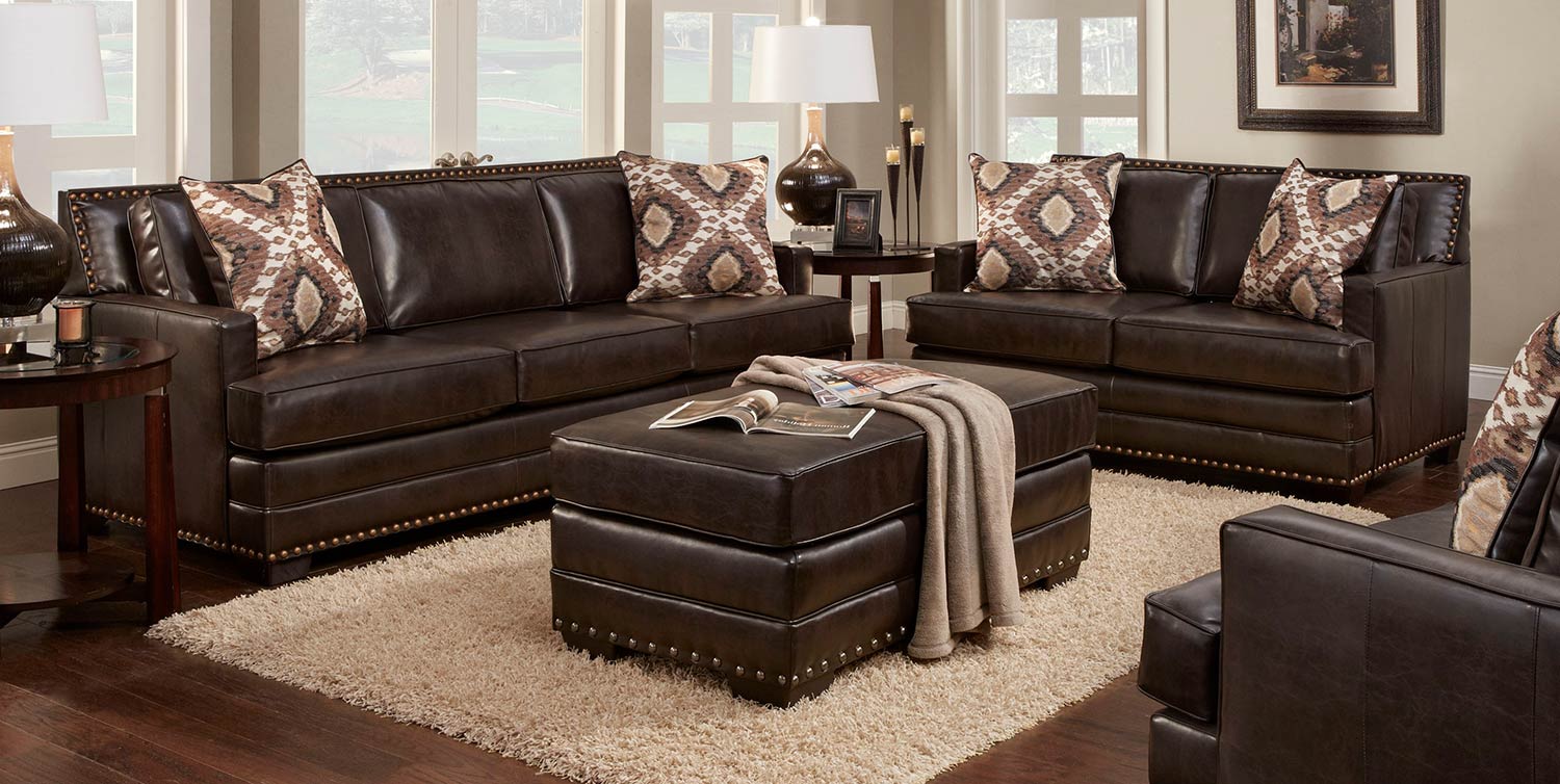 Chelsea Home North Attleborough Sofa Set - Brown CHF-471723-Sofa-Set at ...