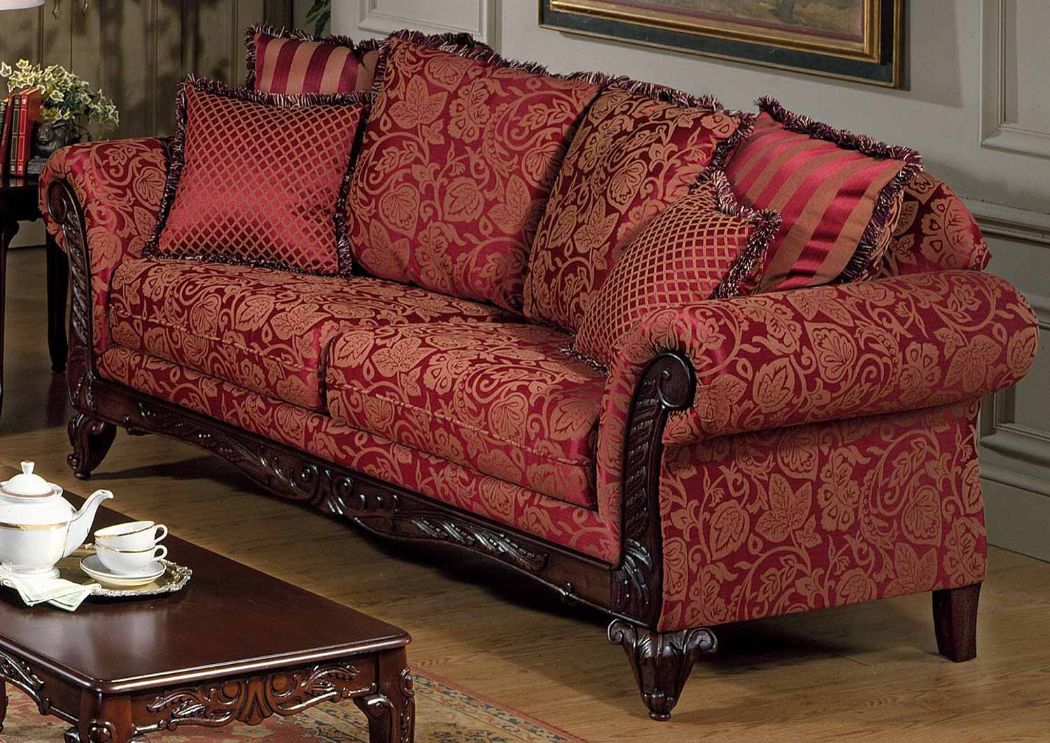 Chelsea Home Serta Tia Sofa Set - Magenta CHF-666765011-MM-Sofa-Set at ...