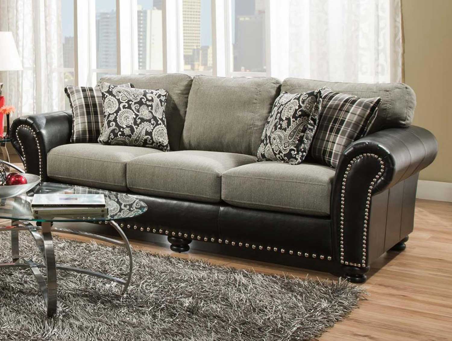 Chelsea Home Simpson Sofa Set - Talbot Graphite CHF-730932-00-Sofa-Set ...