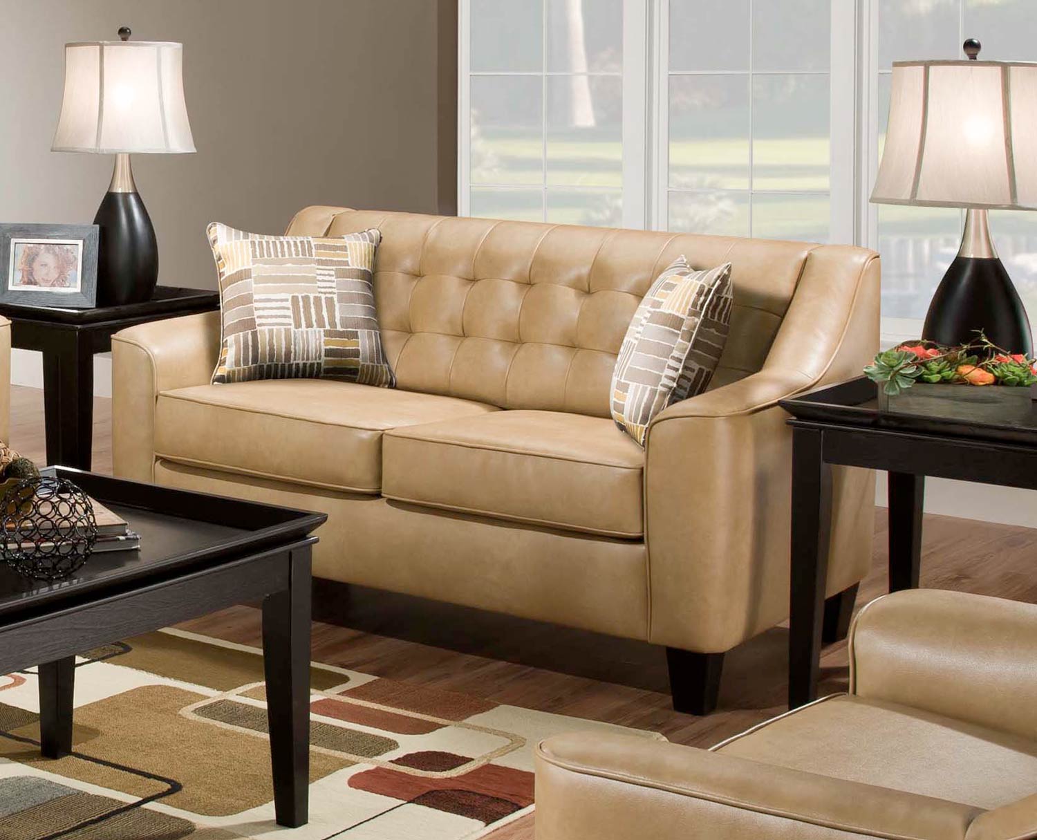 Chelsea Home Roanoke Sofa Set - Bixby Camel CHF-730959-27-GENS-45110 ...