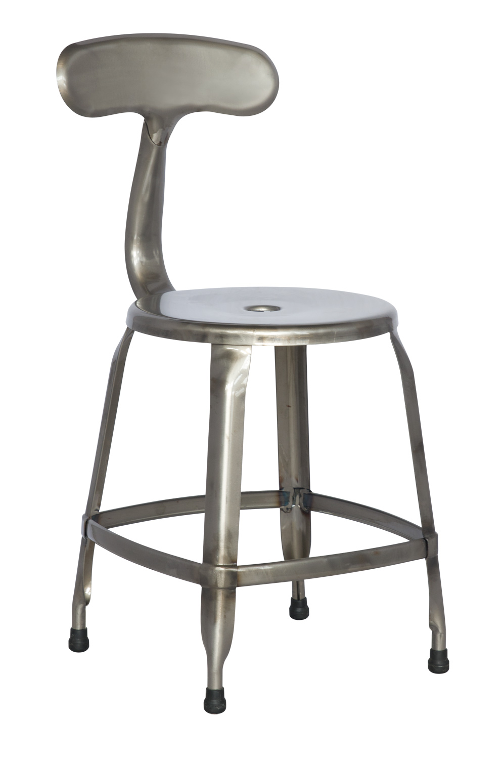 Chintaly Imports 8036 Cold Roll Steel Side Chair - Gun Metal CI-8036-SC ...