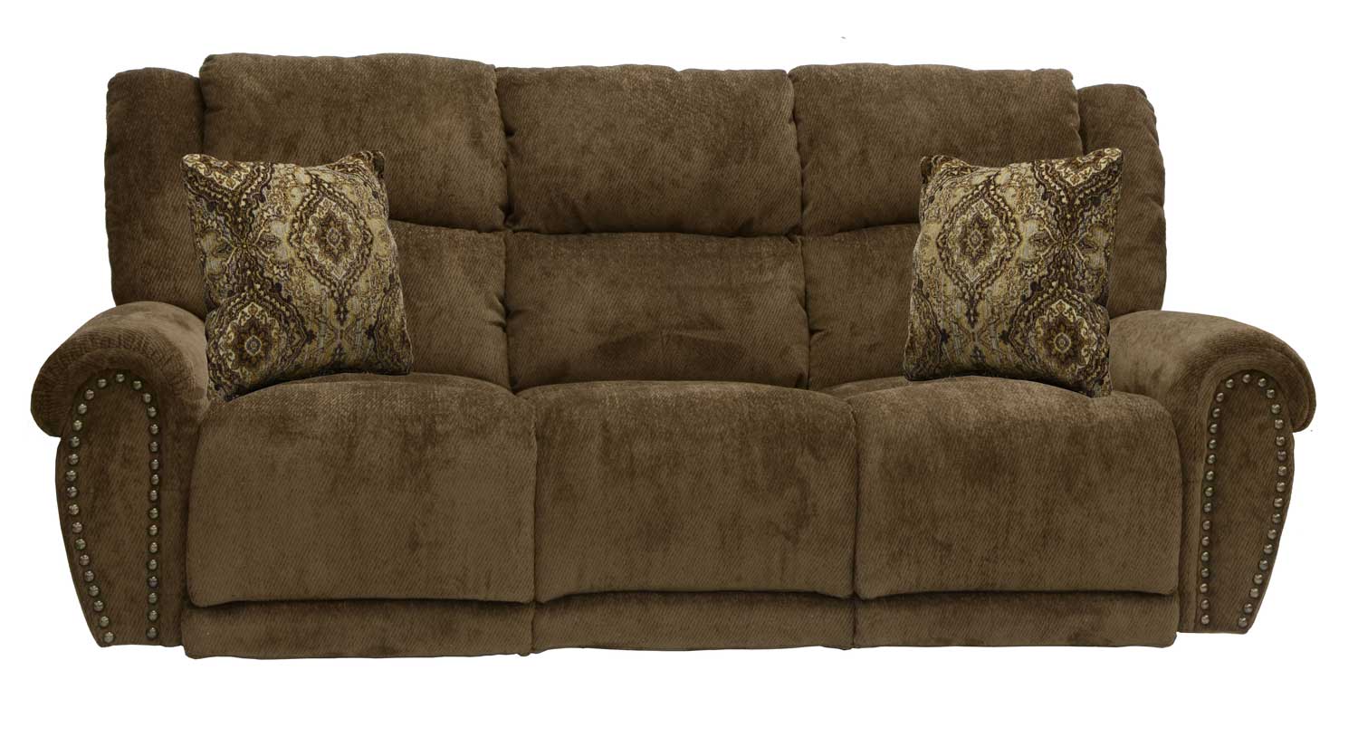 CatNapper Stafford Power Lay Flat Reclining Sofa - Tobacco CN-61771 ...