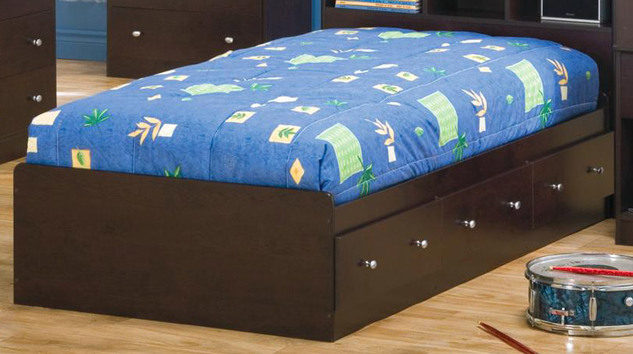 Coaster 400220 Cappuccino Mates Bed with 3 Drawers 400220 at Homelement.com