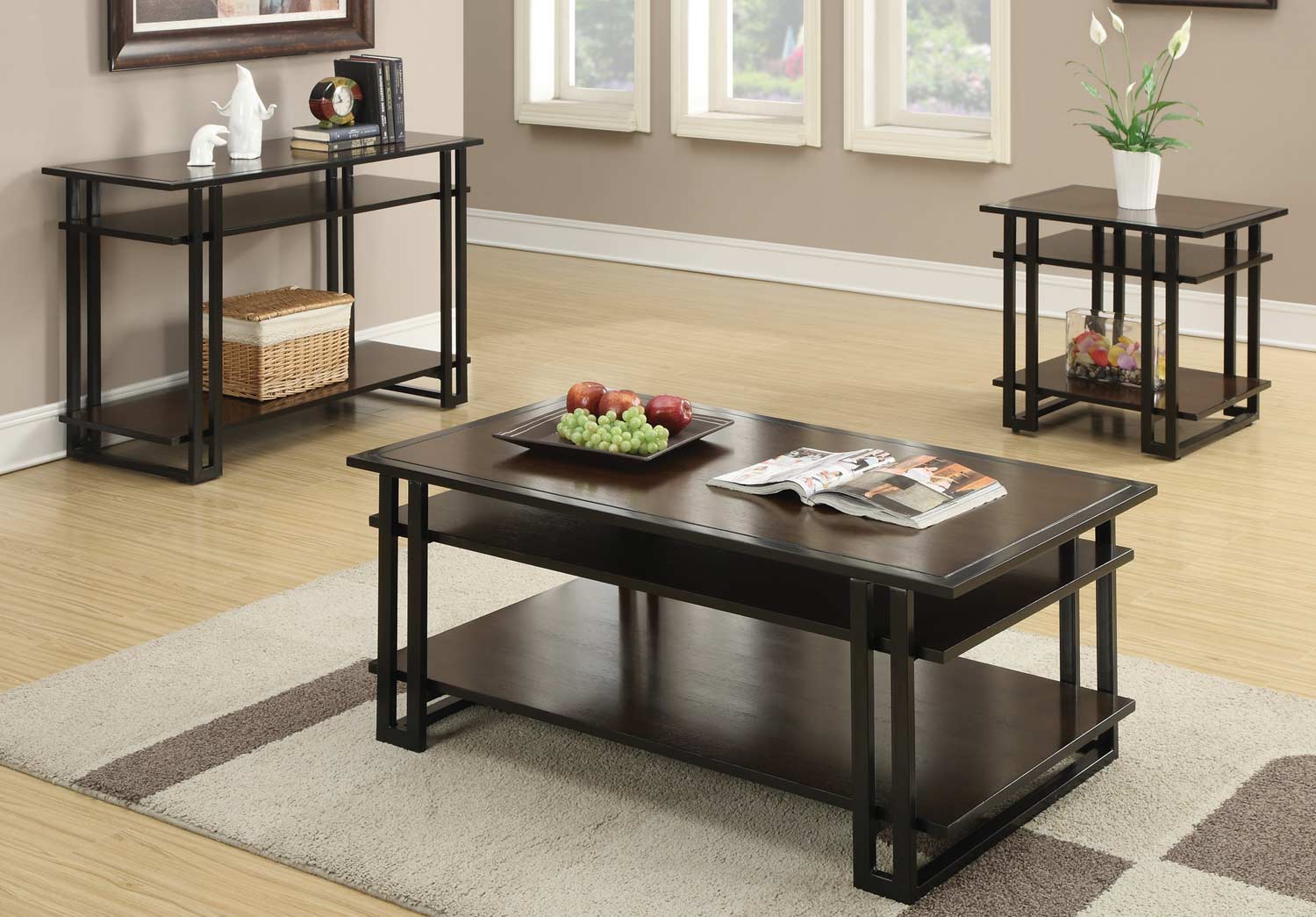 Coaster 703297 Occasional Set - Black Coffee 703297-OCC-SET at ...