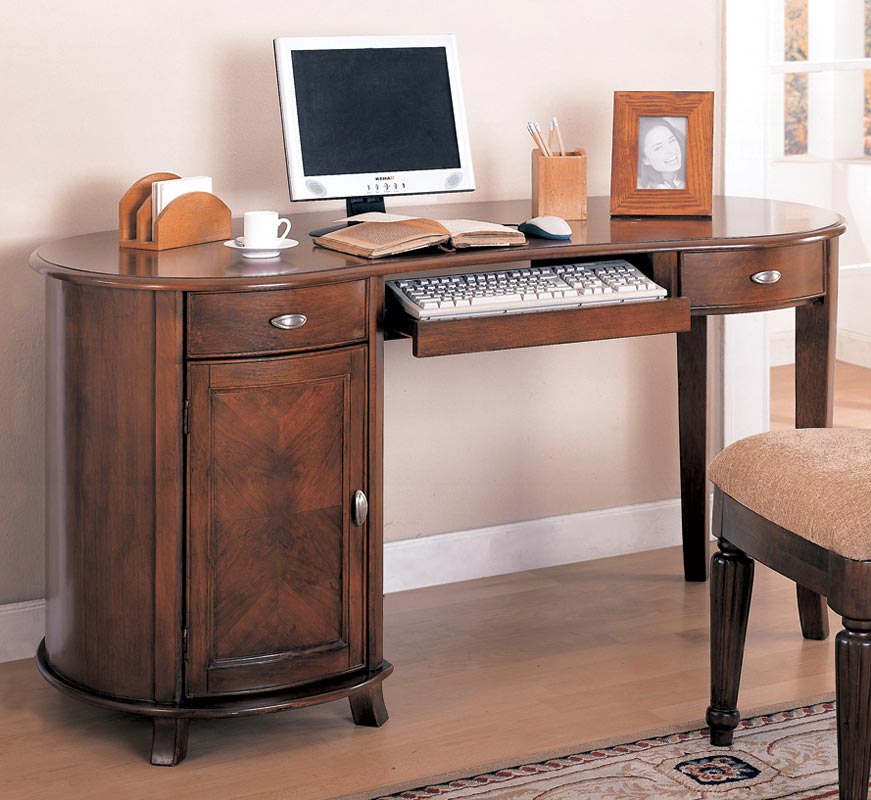 Coaster Riverland Single Pedestal Computer Desk 800021 at Homelement.com