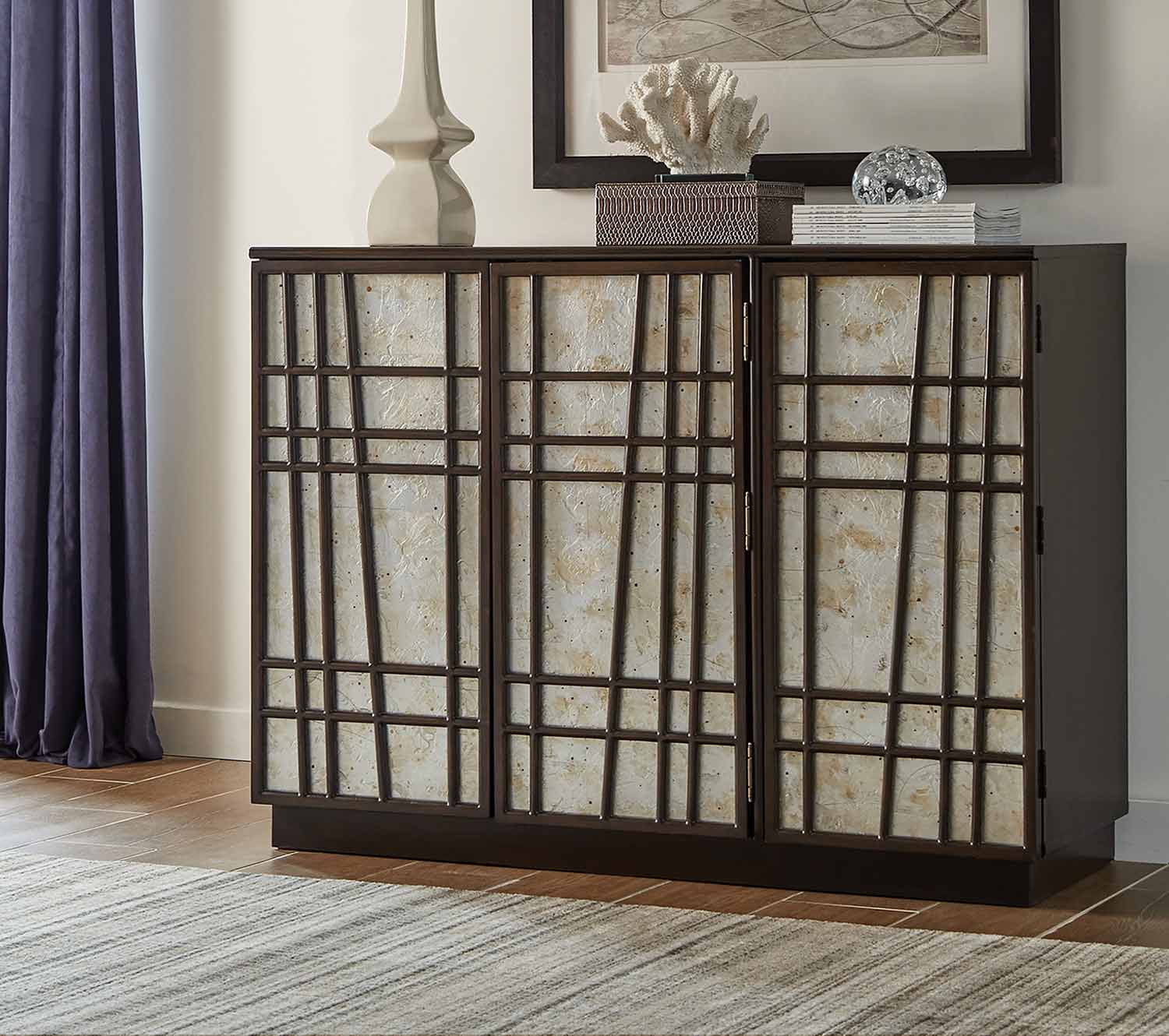 Coaster 950733 Accent Cabinet - Cappuccino 950733 at Homelement.com