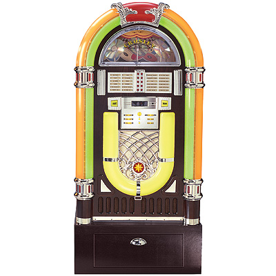 Crosley Full Size Jukebox & Stand-Mahogany Cabinet CR12-10 at ...