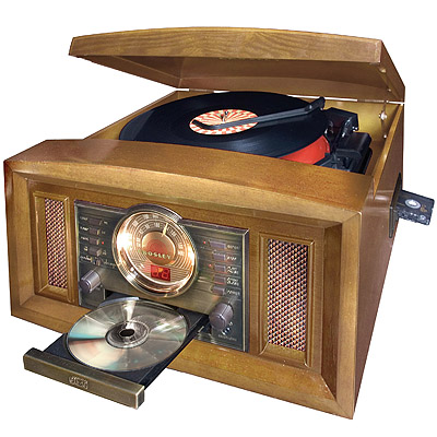 Crosley Arlington Stack-O-Matic-Oak Record Changer CR83-OA at ...
