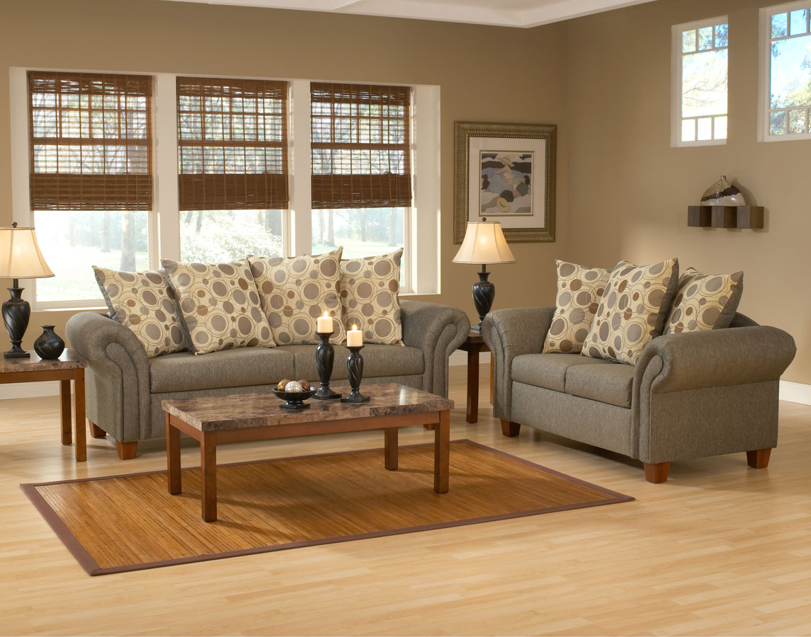 Chelsea 0200 Pewter Sofa Set 0200-Sofa-Set at Homelement.com