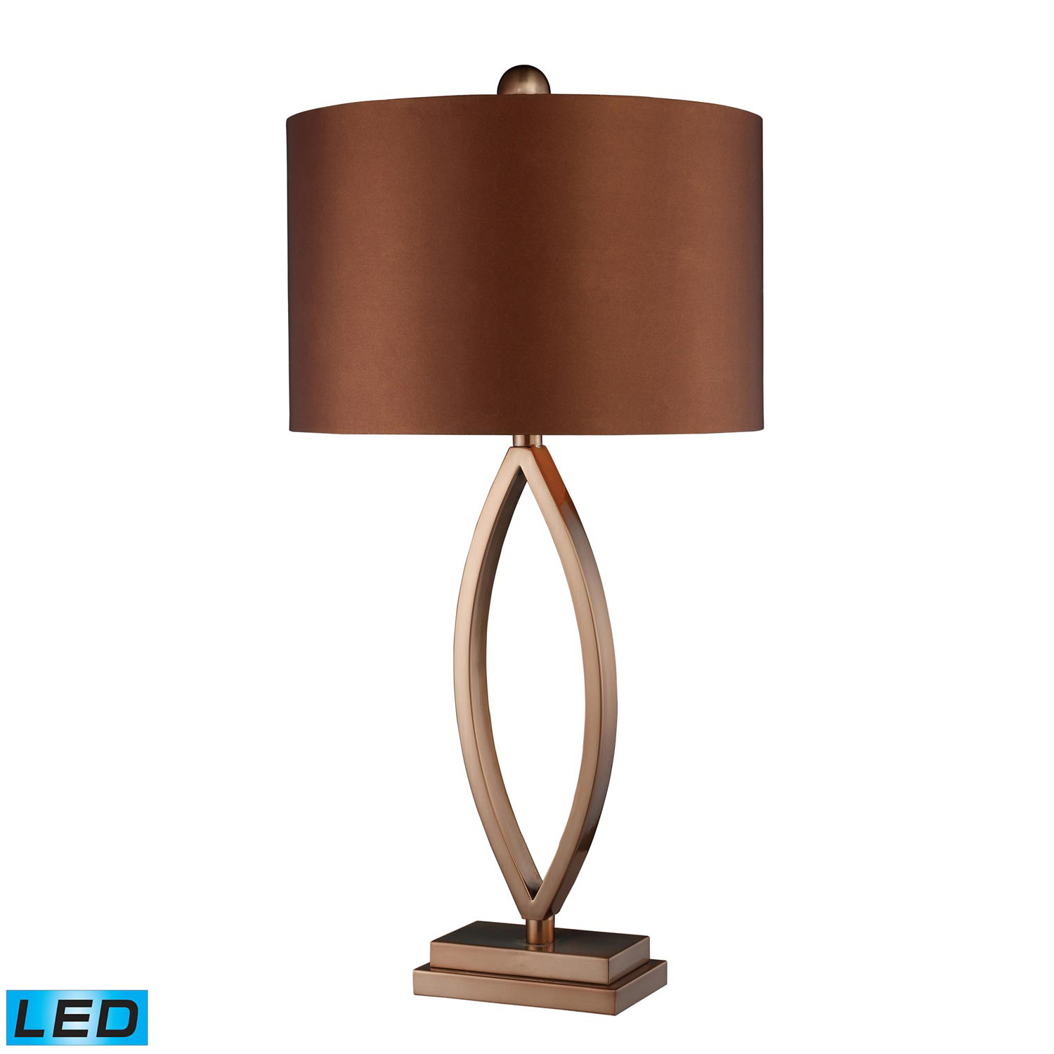 Elk Lighting D1712-LED Dale Table Lamp - Coffee Plating D1712-LED at ...