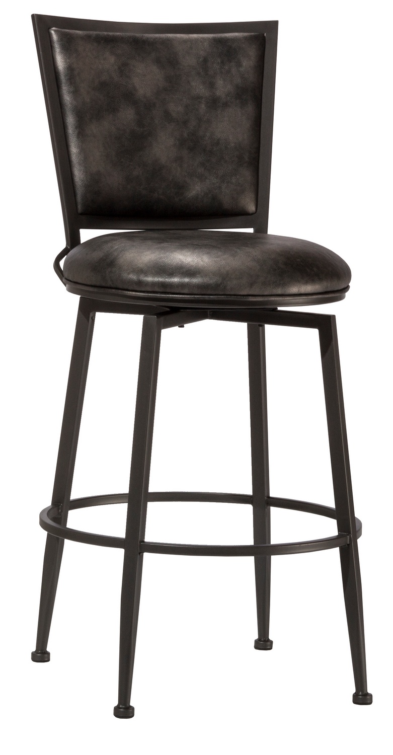 Hillsdale Rockvale Commercial Grade Metal Counter Height Swivel Stool ...