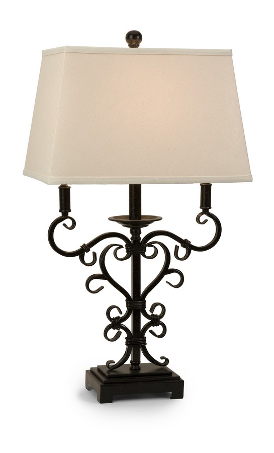 IMAX Ford Iron Scroll Lamp IM-29806 at Homelement.com