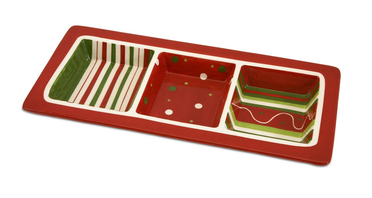 IMAX Whimsical Three Section Tray IM-59913 at Homelement.com