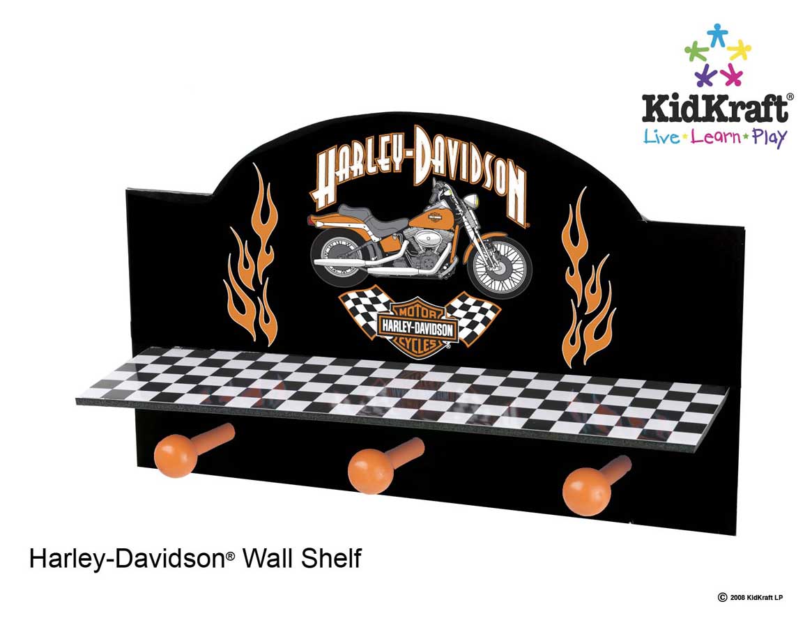 KidKraft Harley Davidson Checker Wall Shelf - Kidkraft 10162 at ...
