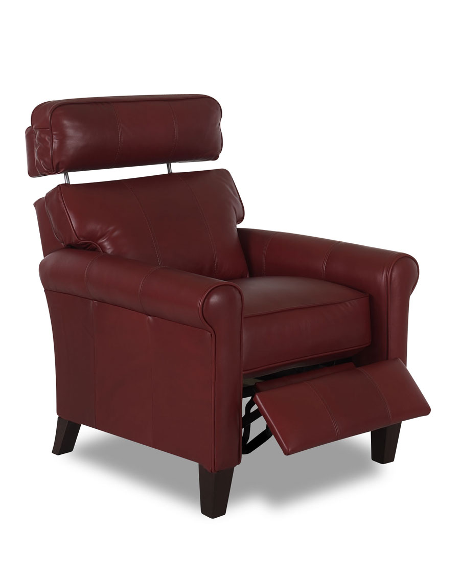 Klaussner Mathis High Leg Reclining Chair KL-LOT57708HLRC at Homelement.com