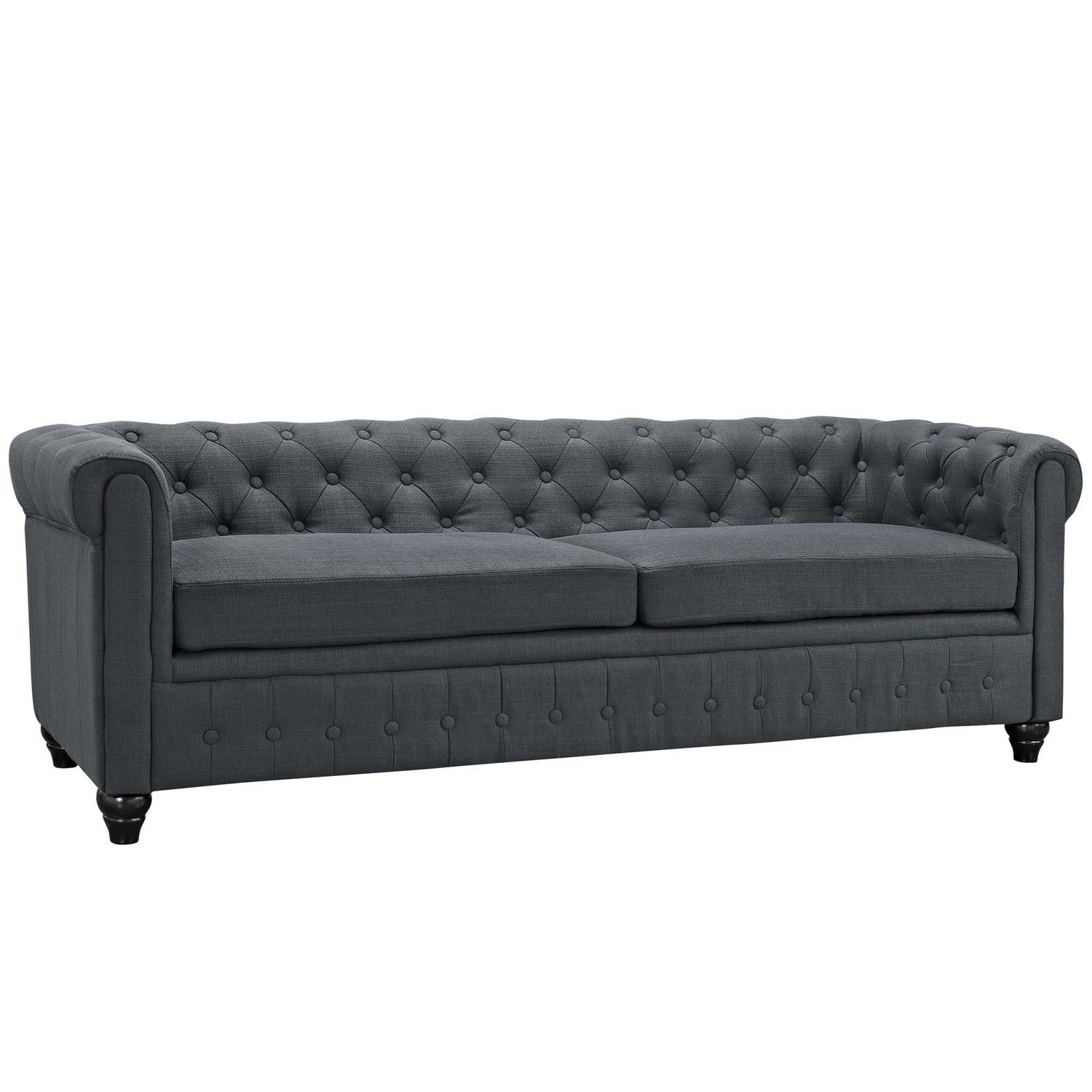 Modway Earl Fabric Sofa - Gray MW-EEI-1414-GRY at Homelement.com