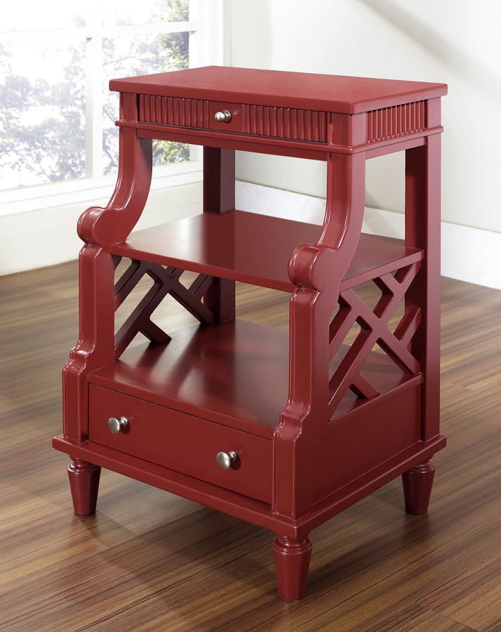 Pulaski Red Hot Red Accent Table PF-923064 at Homelement.com