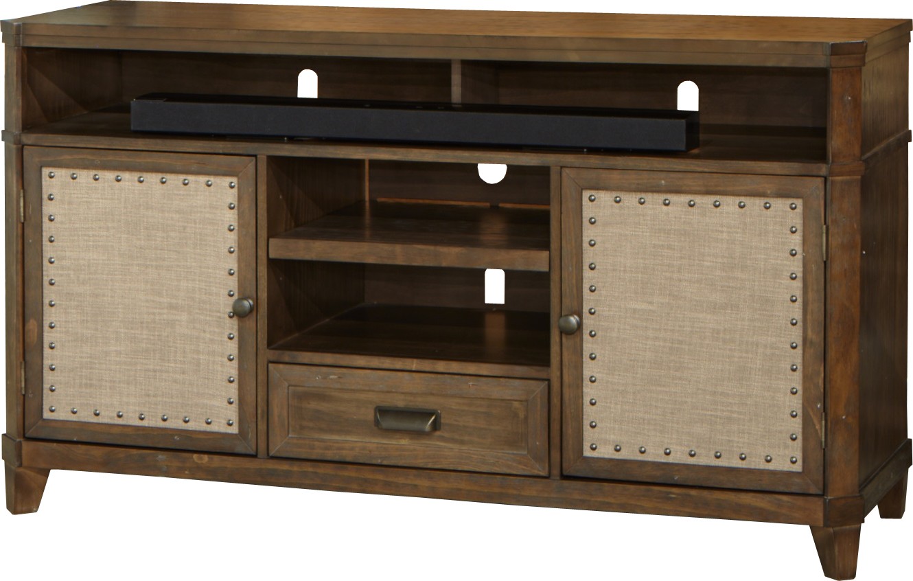 Parker House Aberdeen 55-inch TV Console with Linen Panels PH-ABE-55 at ...