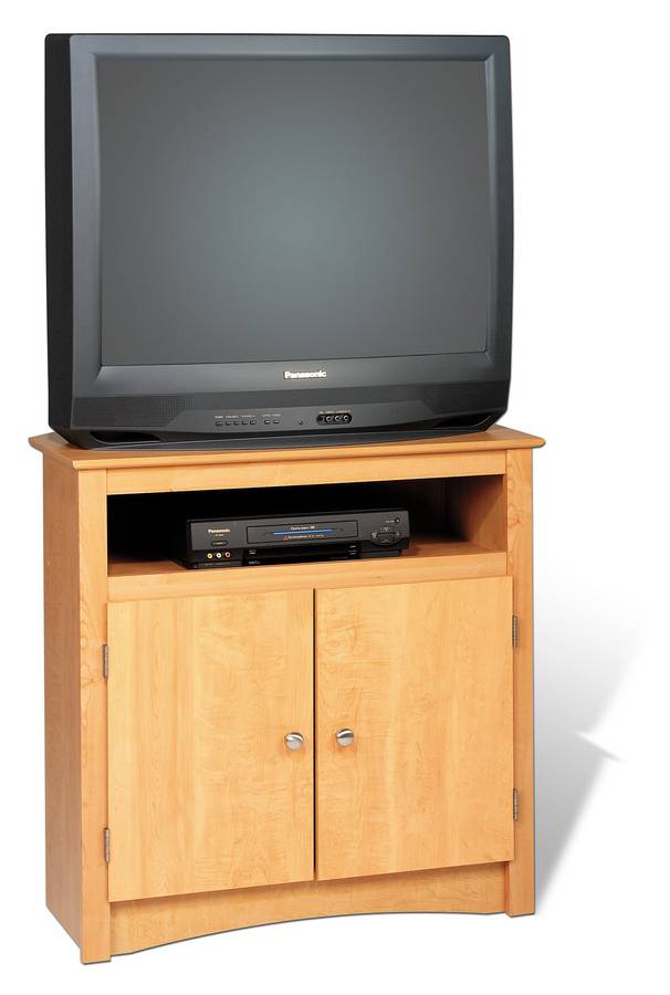 Prepac Maple Sonoma Tall Corner TV Cabinet MTV-3232 at Homelement.com