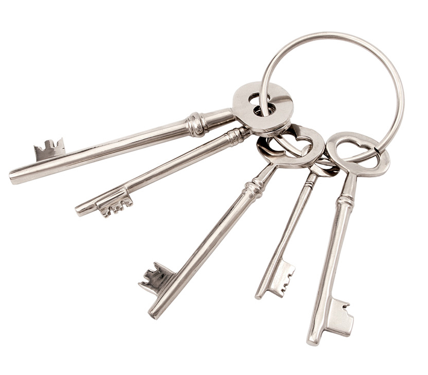 Ren-Wil Skeleton Key Statue - Satin Nickel RW-STA182 at Homelement.com