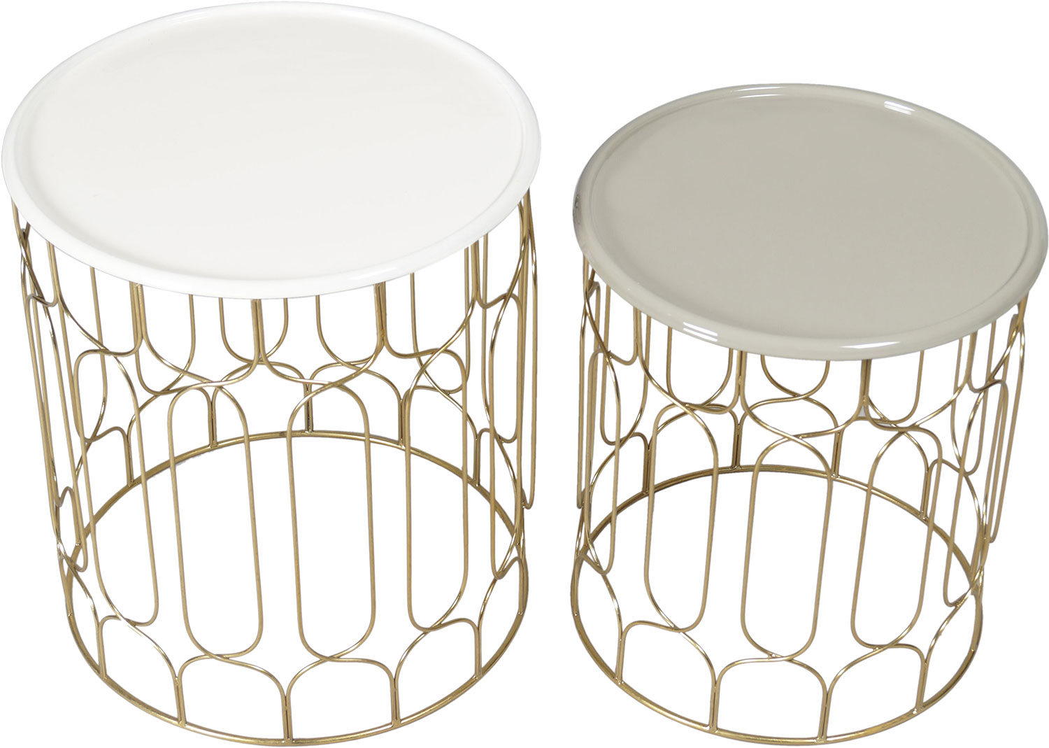Ren-Wil Britt Accent Table - Brass/Enamel RW-TA223 at Homelement.com