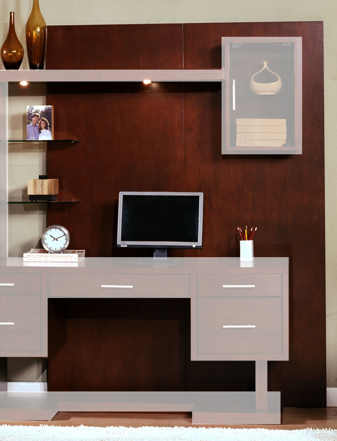 Signature Home Contempo Wall Desk - Espresso 350-415 at Homelement.com