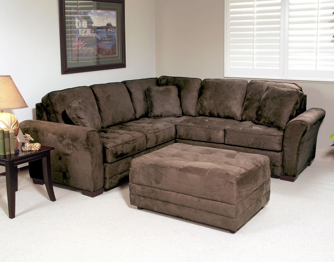 Serta Upholstery Rosa 2pc. Sectional Sofa Set - Padded Walnut SU ...