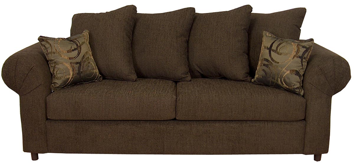 Triad Upholstery 2300 Series Council Chocolate Sofa 2300-S-CC at ...