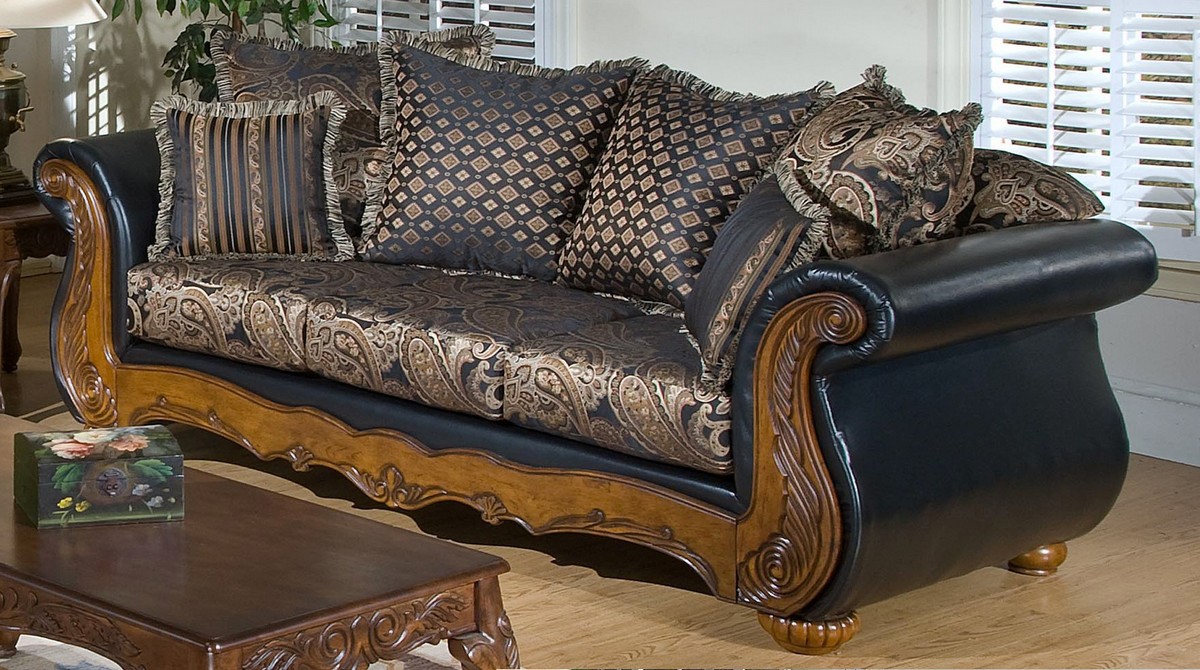 Triad Upholstery Winnie Sofa Set - Candytuft Storm 4150-CS-SET at ...