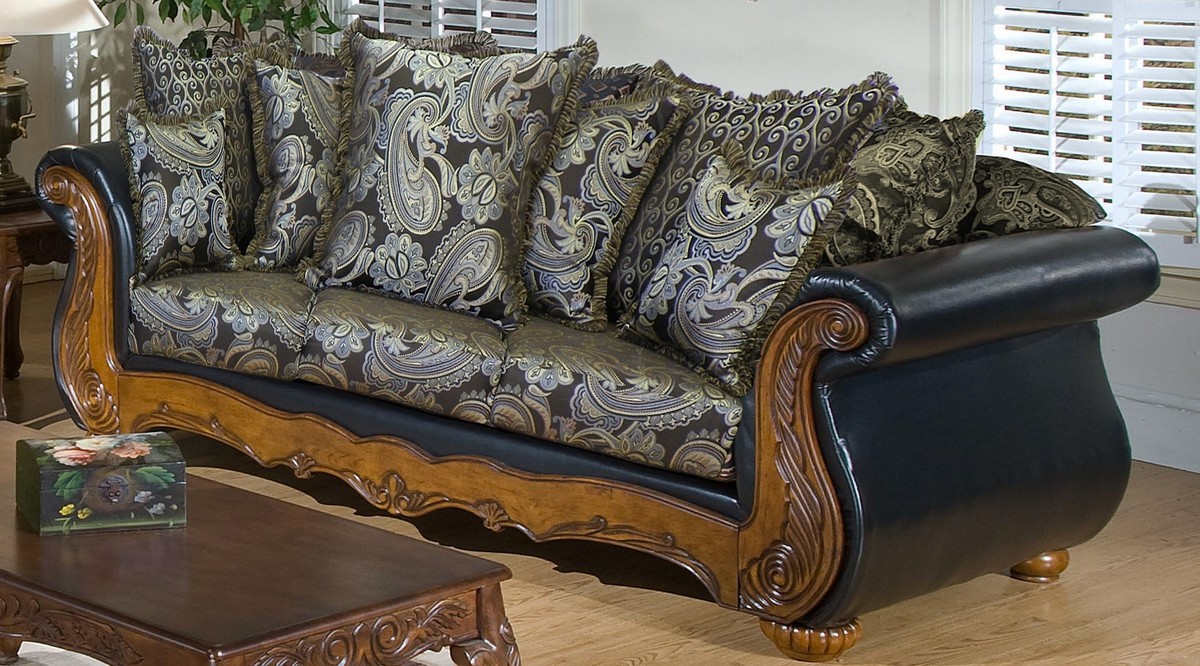 Triad Upholstery Winnie Sofa - Dahlia Cocoa 4150-S-DC at Homelement.com