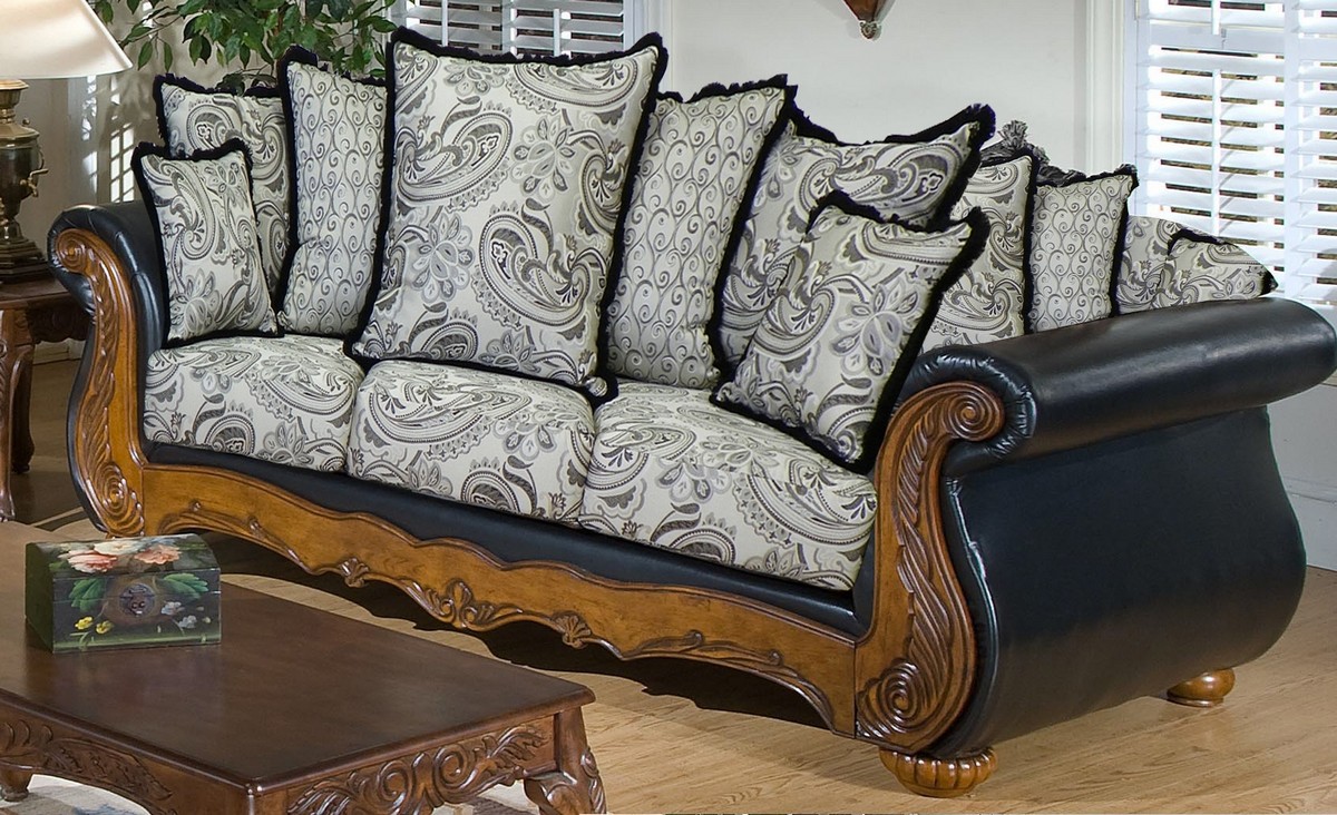 Triad Upholstery Winnie Sofa - Dahlia Silver 4150-S-DS at Homelement.com