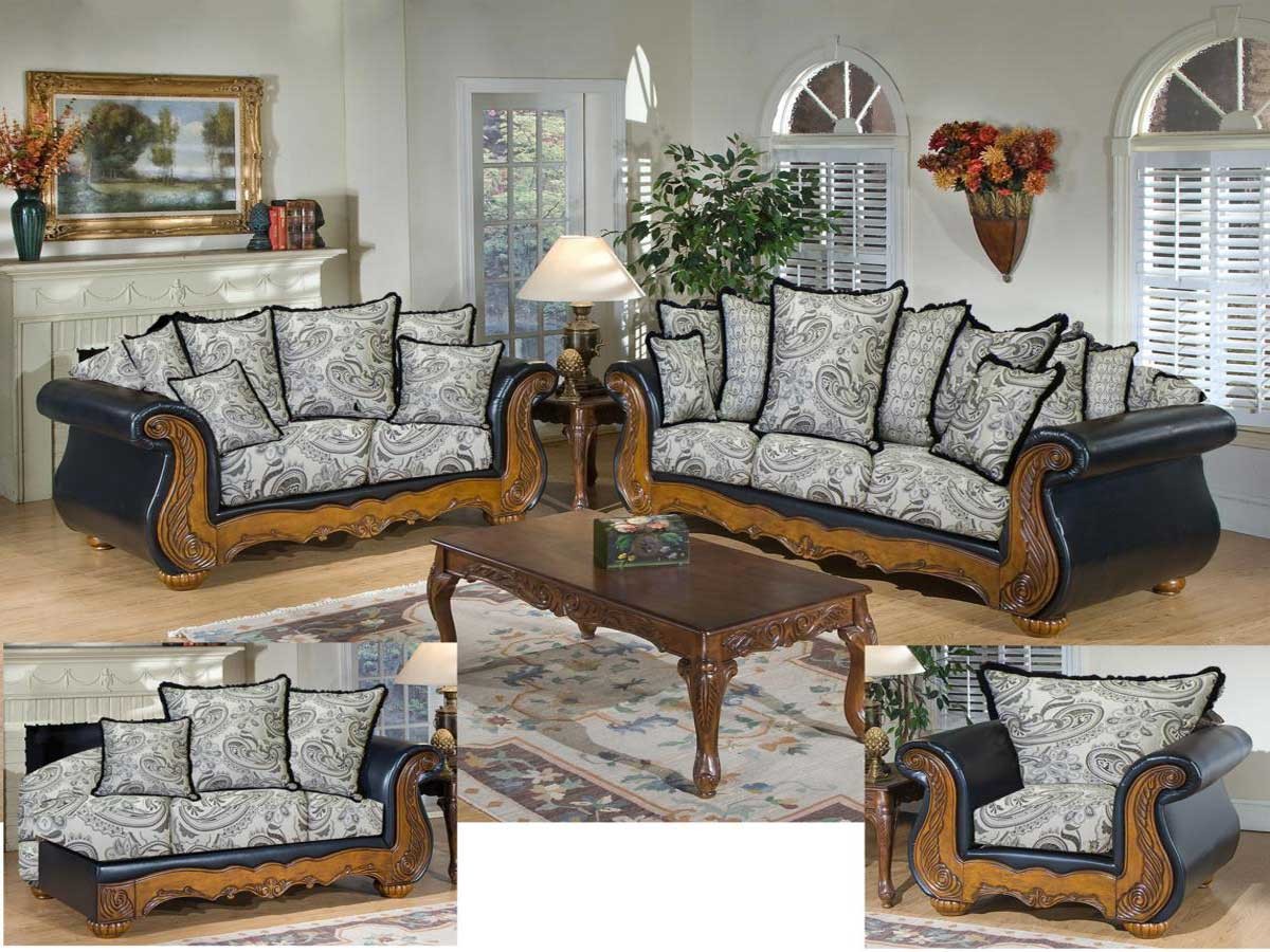 Triad Upholstery Winnie Sofa Set - Dahlia Silver 4150-DS-SET at ...