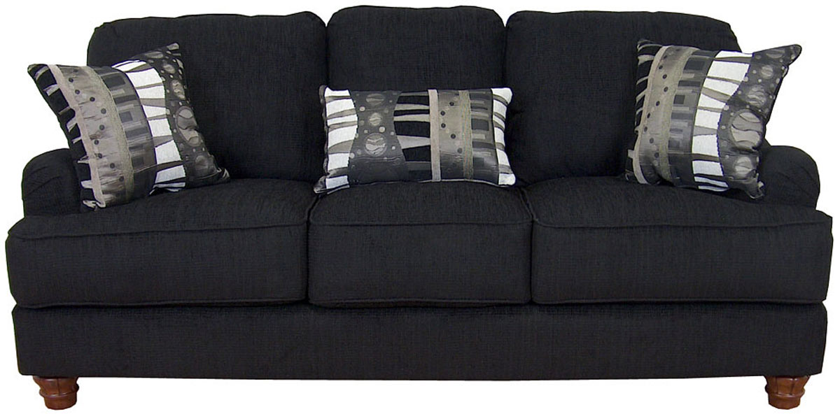 Triad Upholstery 5700 Series Radar Black Sofa Set 5700-SLC-RB-Set at ...