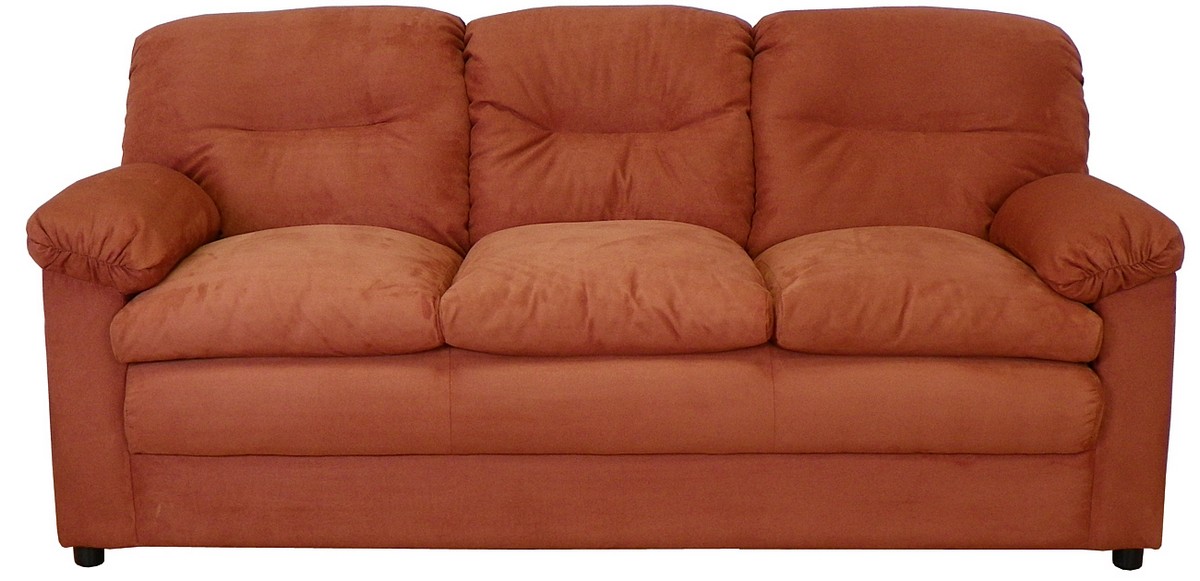 Triad Upholstery Lisa Sofa - Bulldozer Persimmon 6300-S-BP at ...