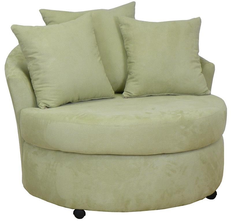 Triad Upholstery Alexa Swivel Chair - Bull Willow 650-BW at Homelement.com