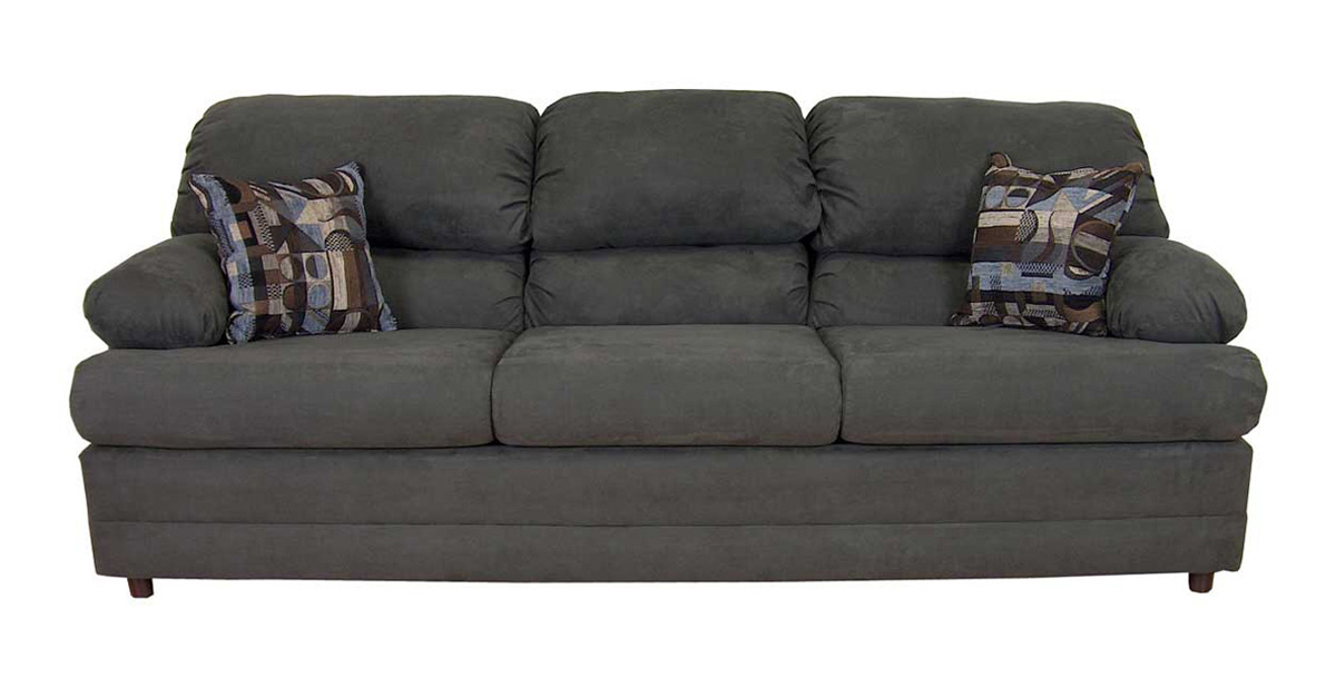 Triad Upholstery Clara Sofa Set - Bulldozer Thunder 6525-SLC-BT-Set at ...