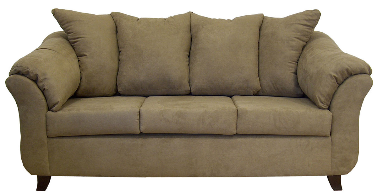 Triad Upholstery 8300 Series Bulldozer Mocha Sofa 8300-S-BM at ...