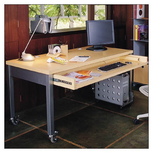 offi D2 Pocket Desk - Maple OF-D2DESK-M at Homelement.com