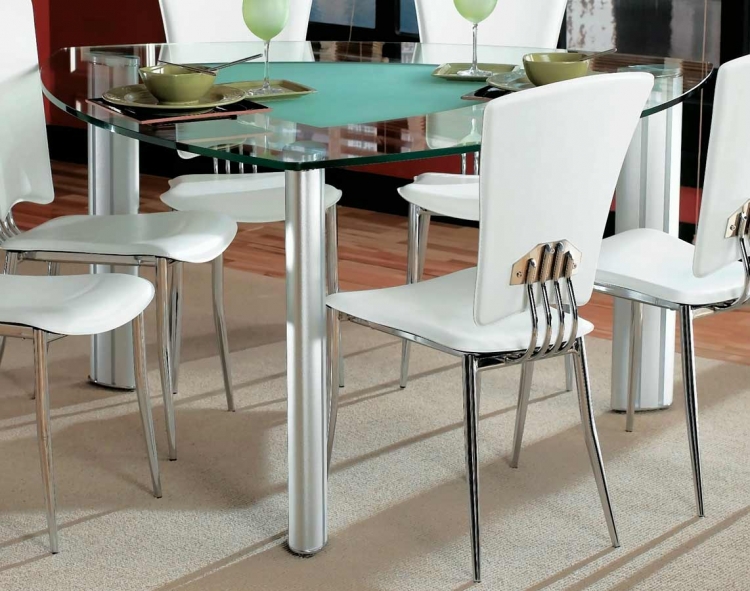 Chintaly Imports Tracy Triangle Dining Collection CI-TRACY-DT-575757 ...