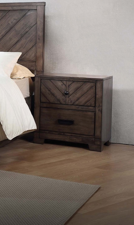 Coaster Lawndale Bedroom Set - Dark Brown 206300Q-Bed-Set at Homelement.com